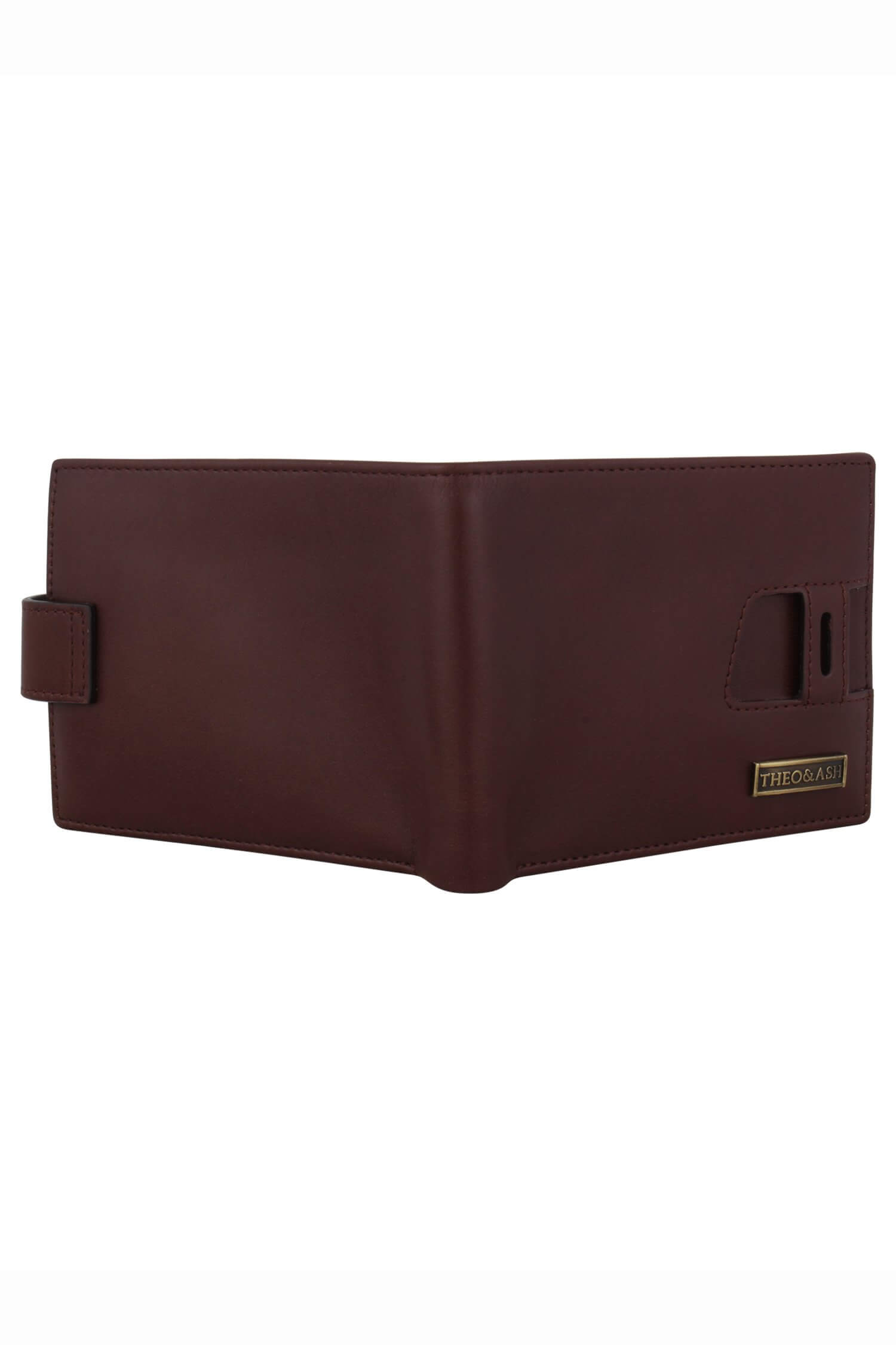 Theo&Ash - Buy Brown Colour High Storage Leather Wallet For Men Online ...